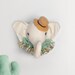 Elephant Head Elephant, Wall Mount Head Elephant, Safari Decoration ...