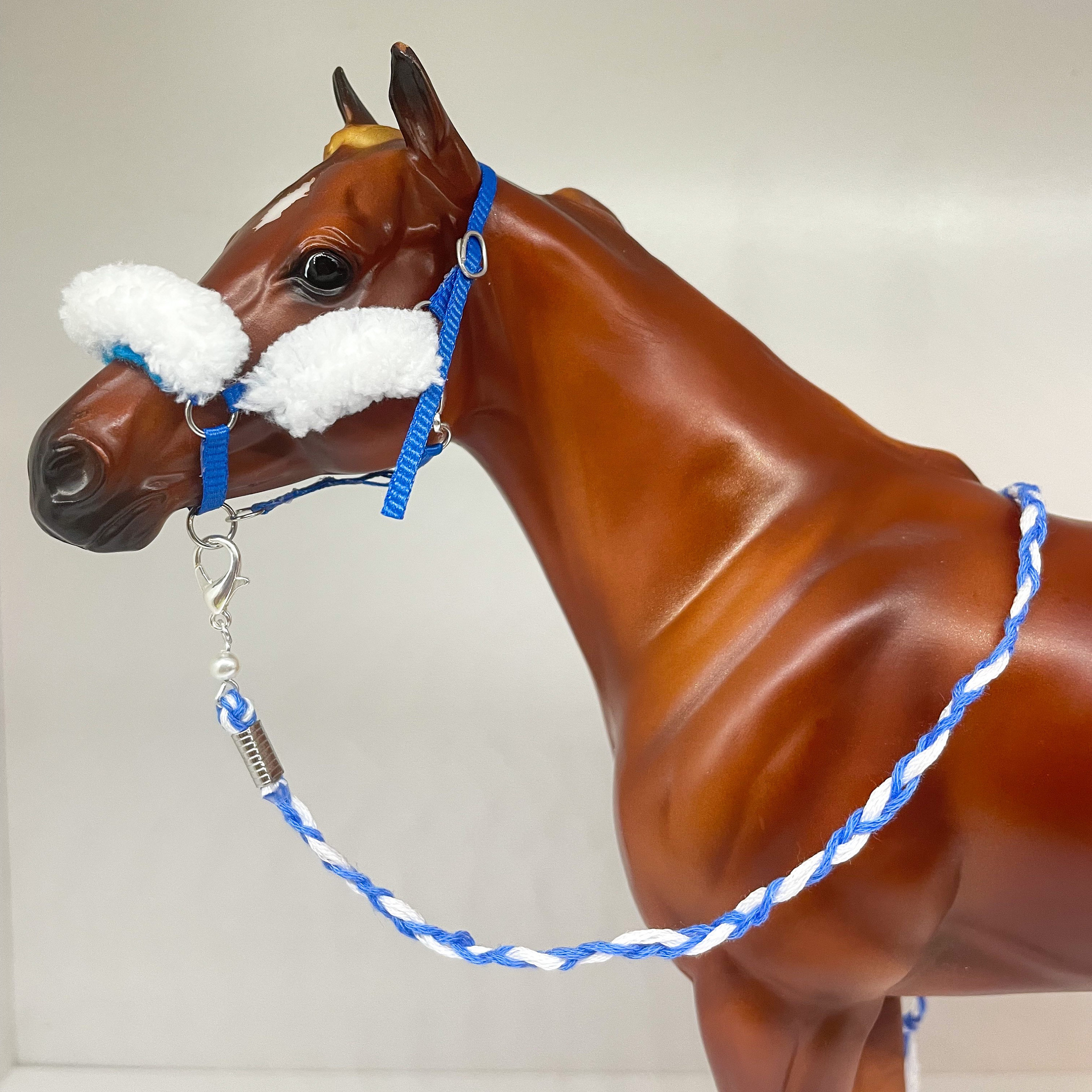 Breyer Horse Fluffy Fleece Halter Set Fully Customizable - Etsy