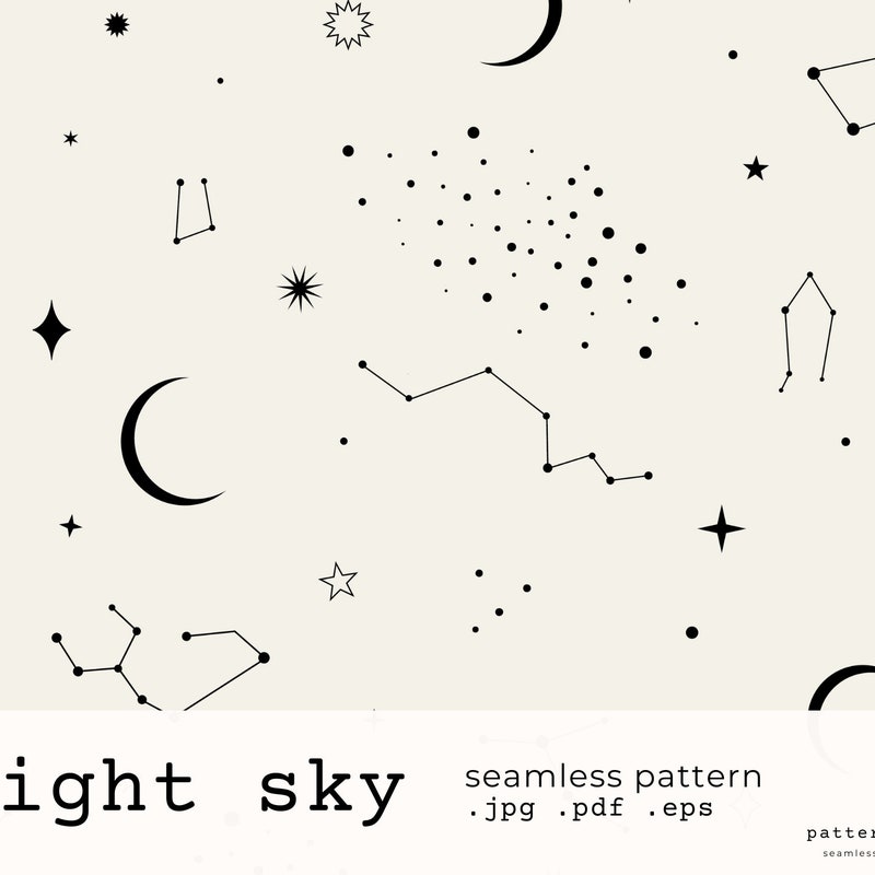 Constellation Fabric - Etsy