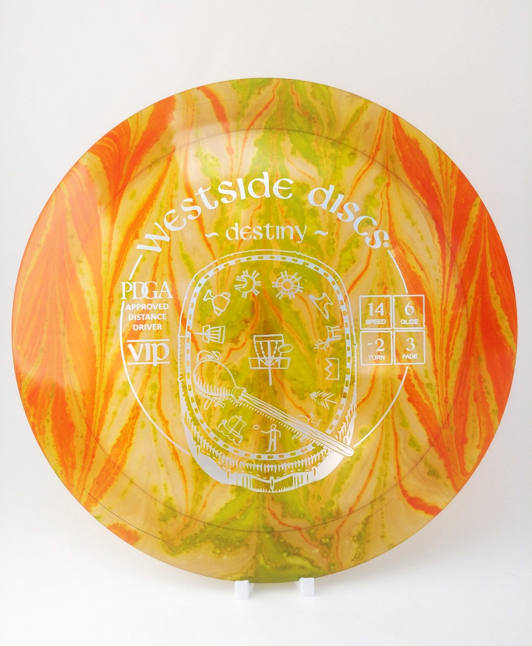 Westside Discs VIP Destiny 174g Custom Dyed Disc Brand New Never Thrown ...
