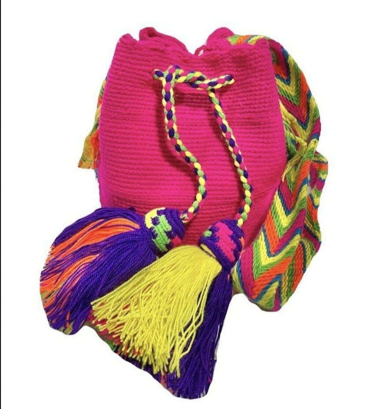Neon Crochet Bags | Mini /small Solid Neon Colors - Etsy