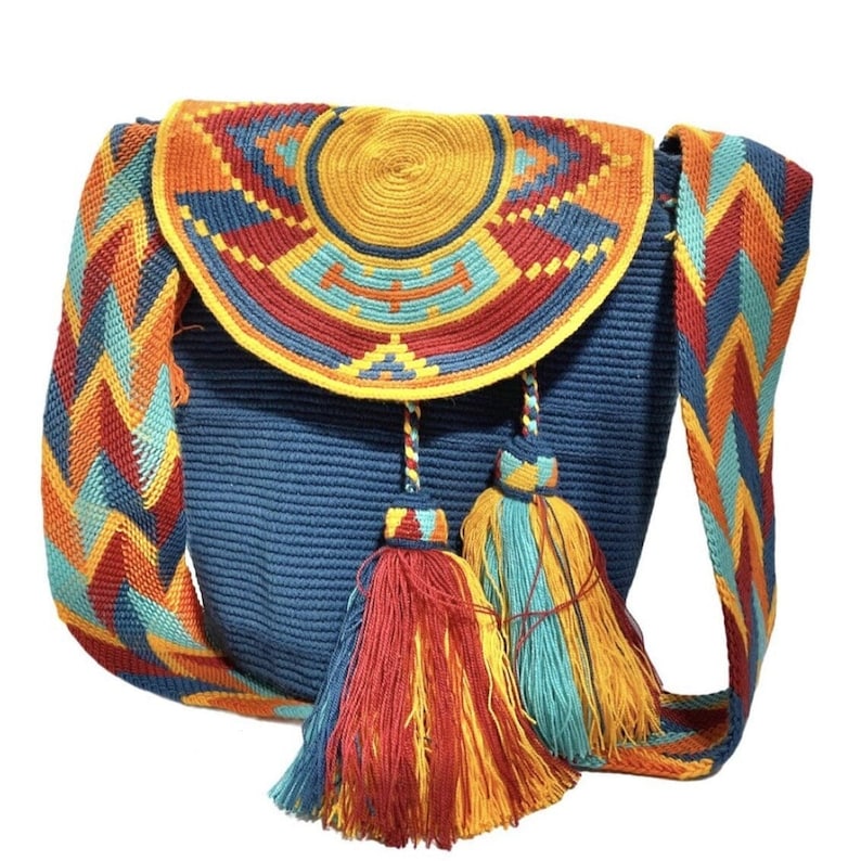 Colorful Crochet Bags With Cover - Etsy