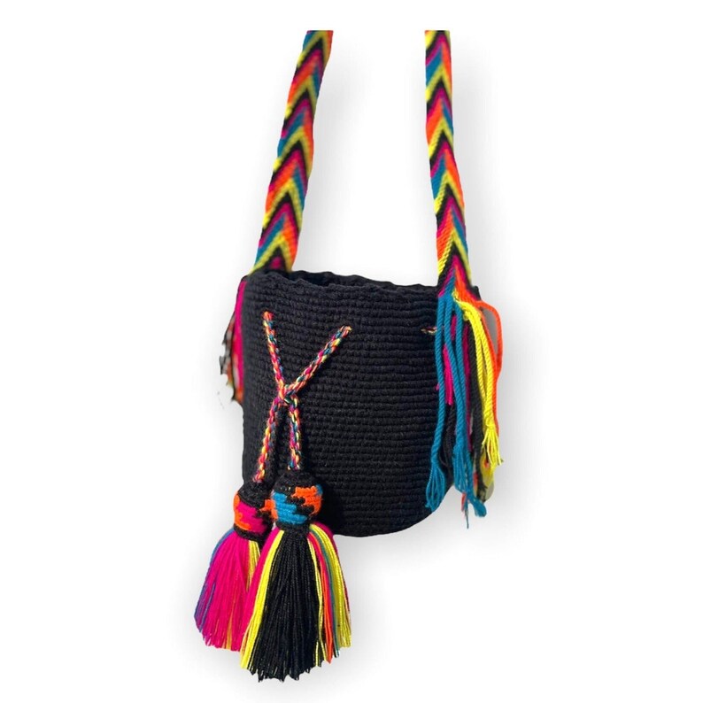 Neon Crochet Bags | Mini /small Solid Neon Colors - Etsy