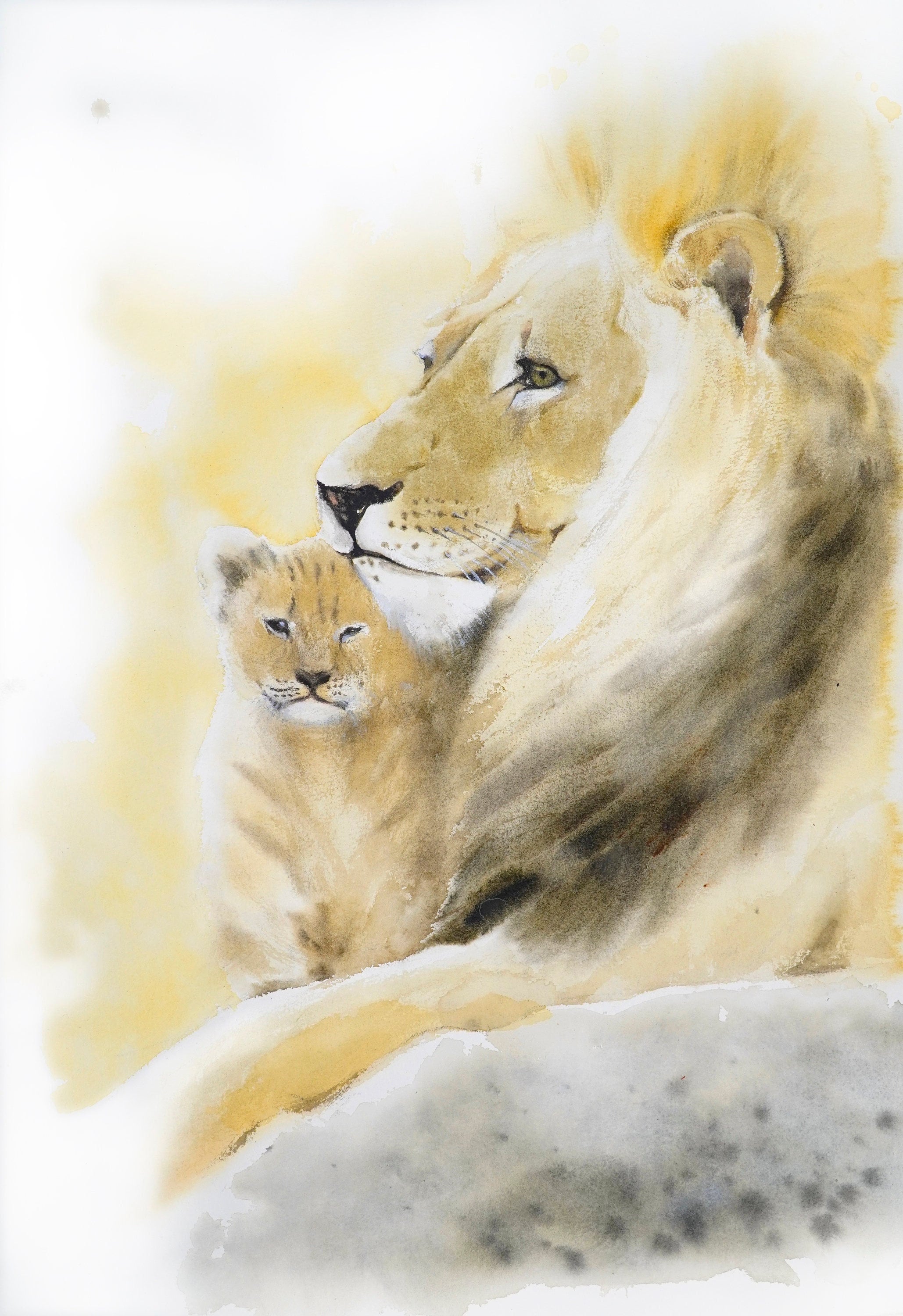 Dad the Man the Legend the Myth the King Watercolor, New Dad Card, Wall ...