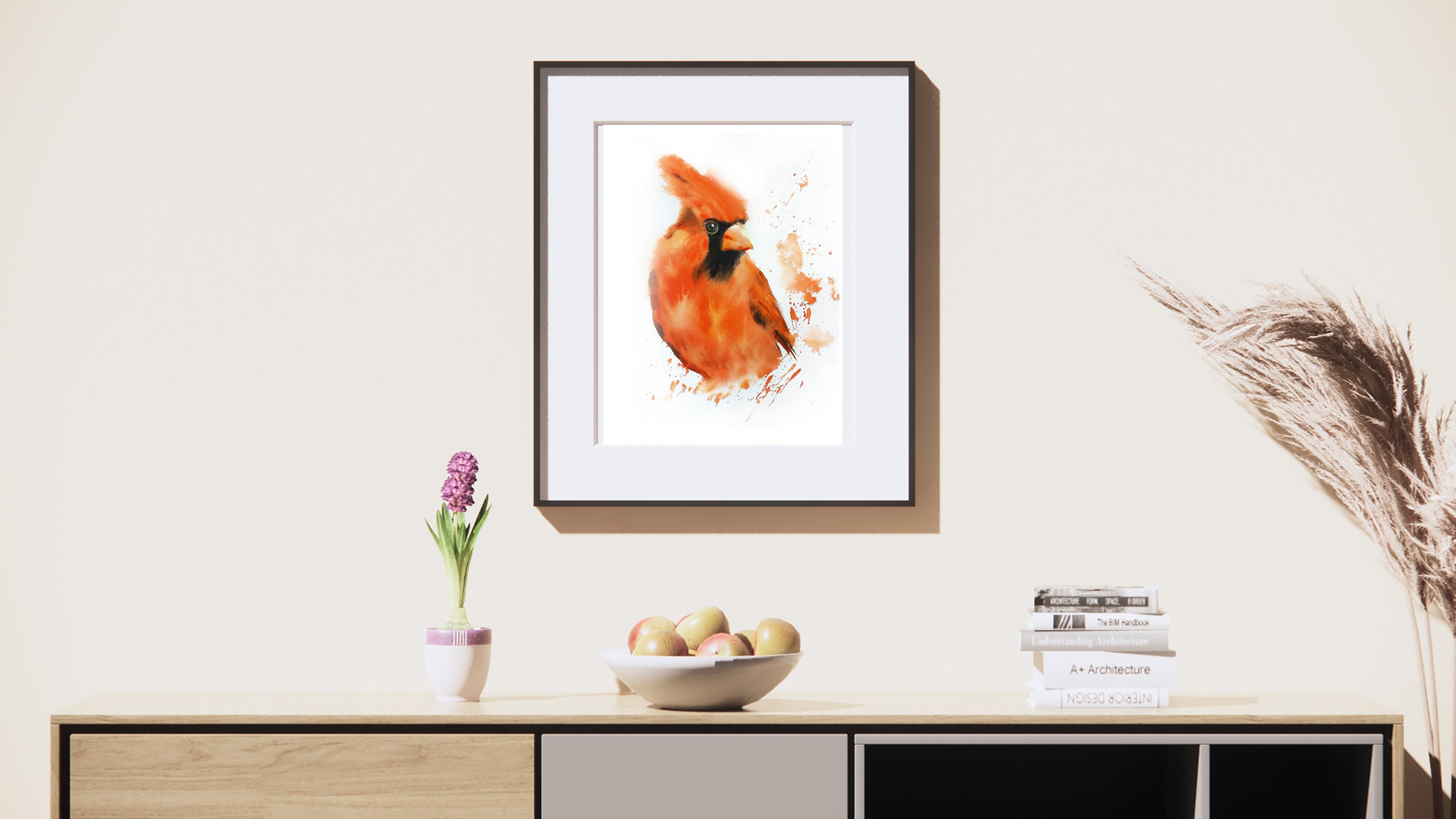 Christmas Decor, Watercolor Art, Watercolor Print, Winter Decoration ...