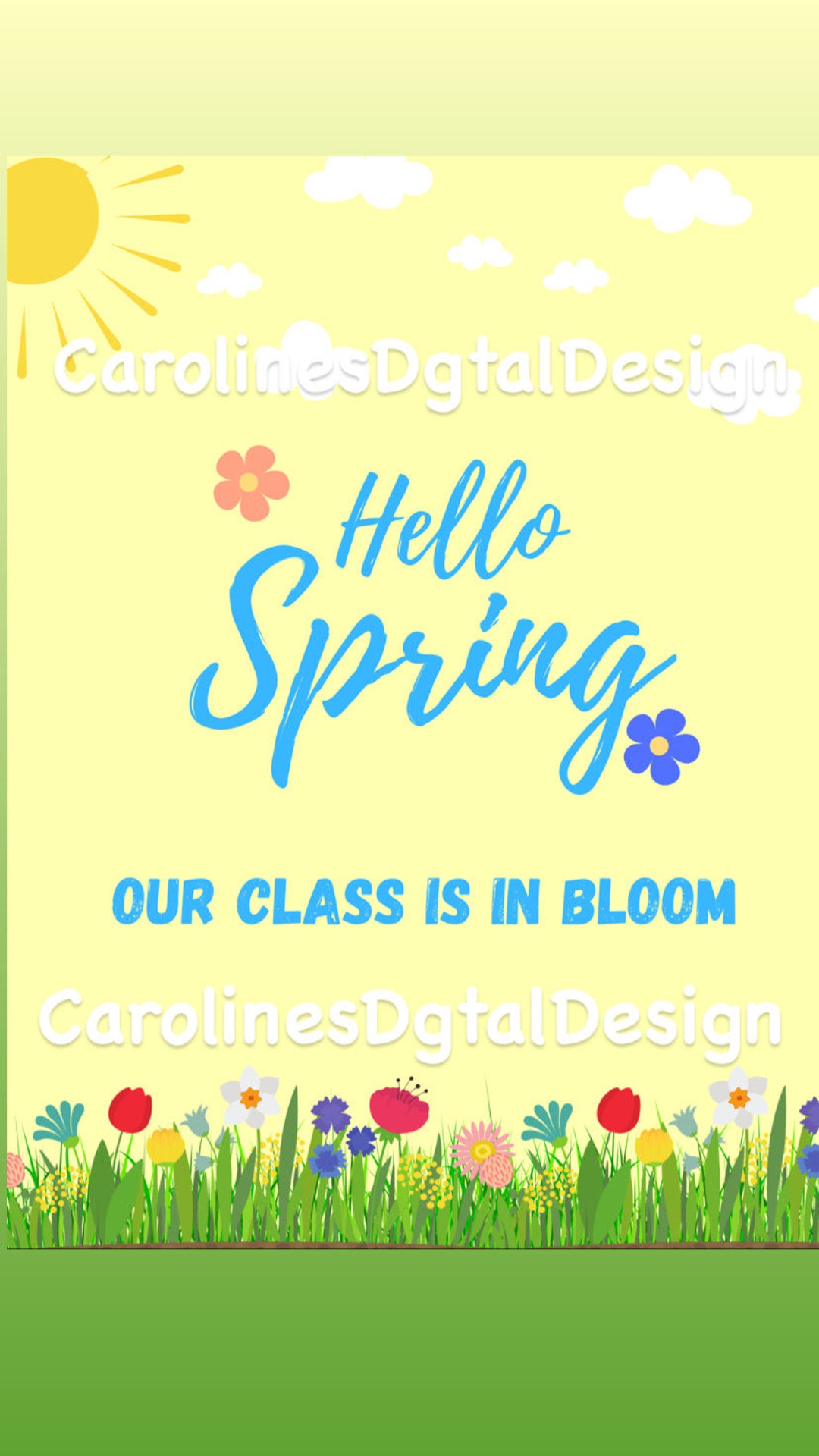 Spring Classroom Door Decoration - Etsy