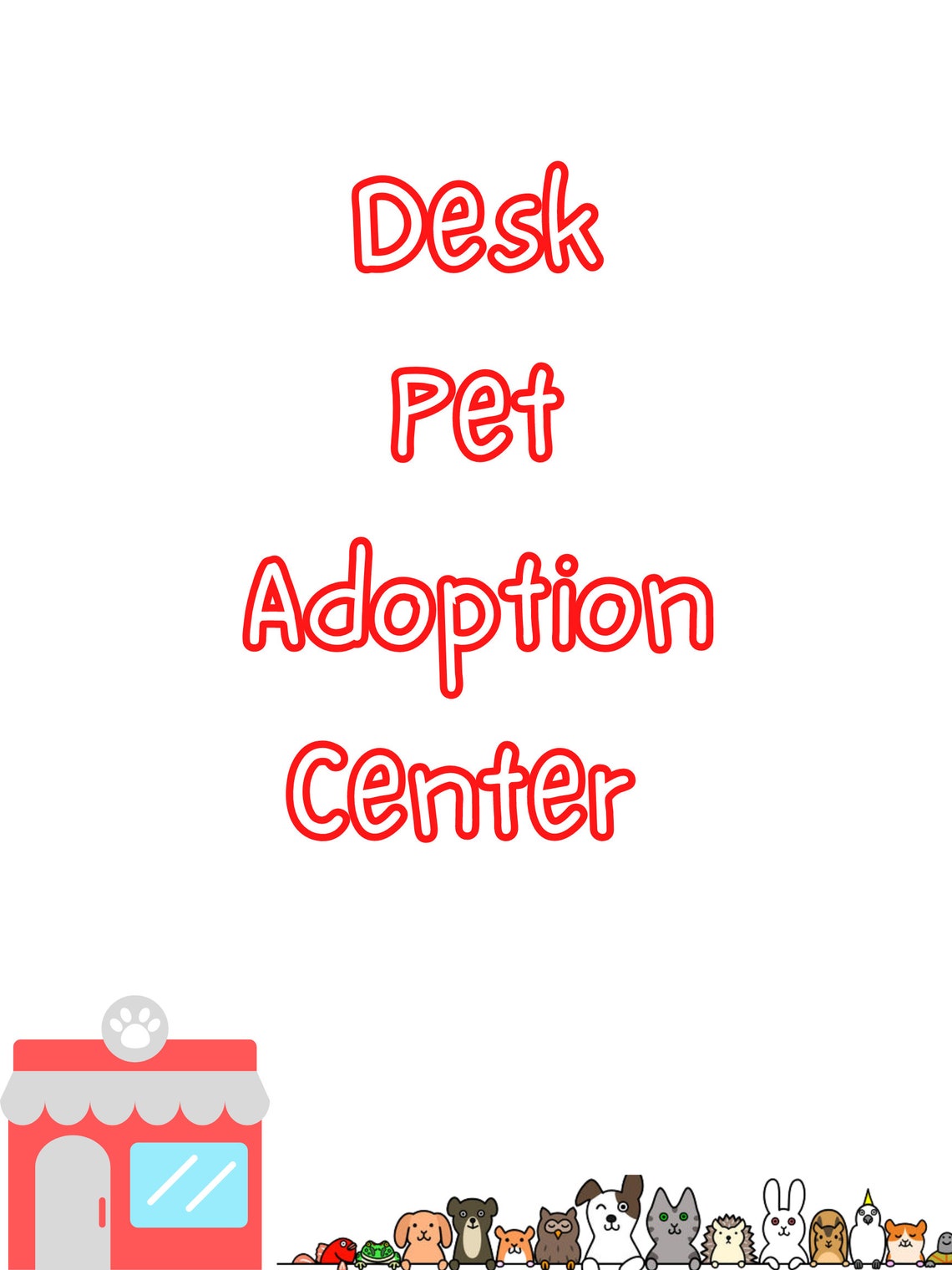 Desk Pet Starter Kit - Etsy