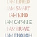 I Am Positive Affirmation Posters for Classrooms - Etsy