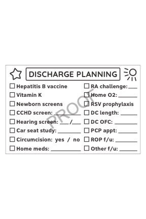 NICU Discharge Planning Checklist - Etsy