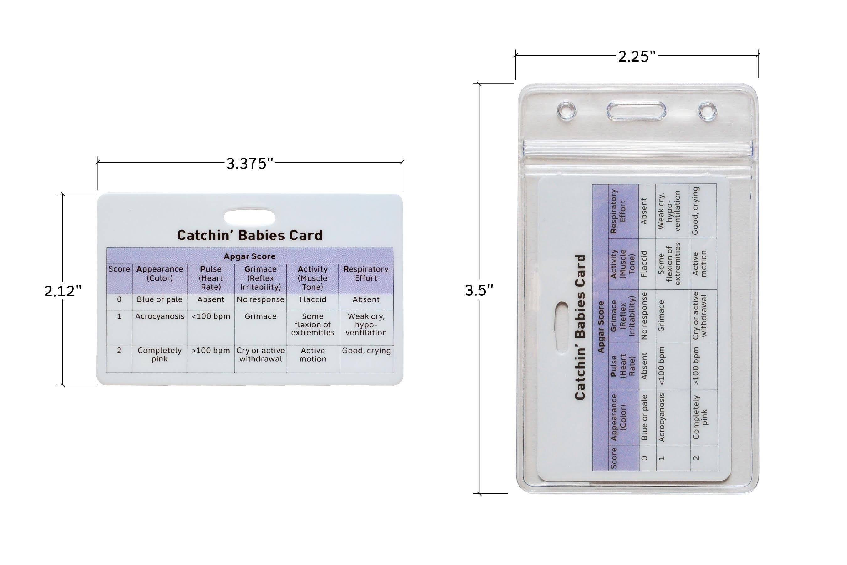 Catchin' Babies Card - Apgar - NRP - RN - Nicu Nurse - NNP - Quick ...