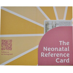 Neonatal Reference Card - NRP - Apgars - NICU Nurse - NNP - Quick Badge ...