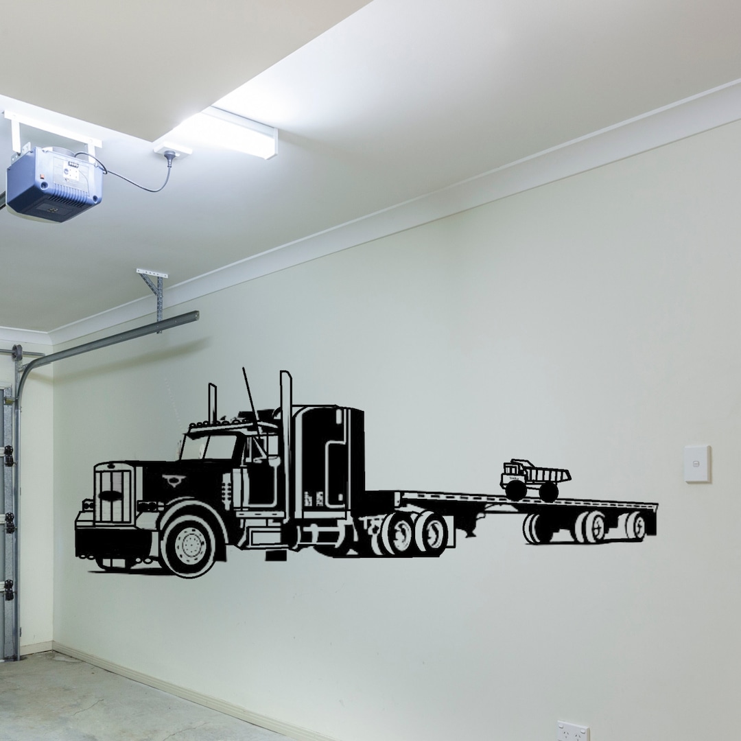 18 Wheeler Hauling Tonka Toy, Big Rig, Trucker, Metal Sign, Art, Wall ...