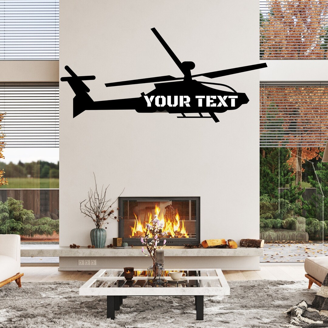 Helicopter Metal Sign, Pilot Gifts, Personalized Aviation Signs, Custom ...