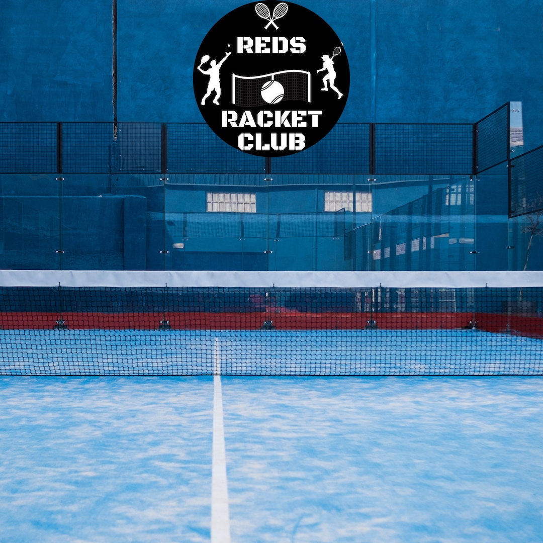 Custom Tennis Monogram, Personalized Tennis Metal Sign, Tennis Court ...