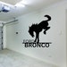 Ford Bronco Logo Wall Art, Ford Bronco Logo Monogram, Built Ford Tough ...