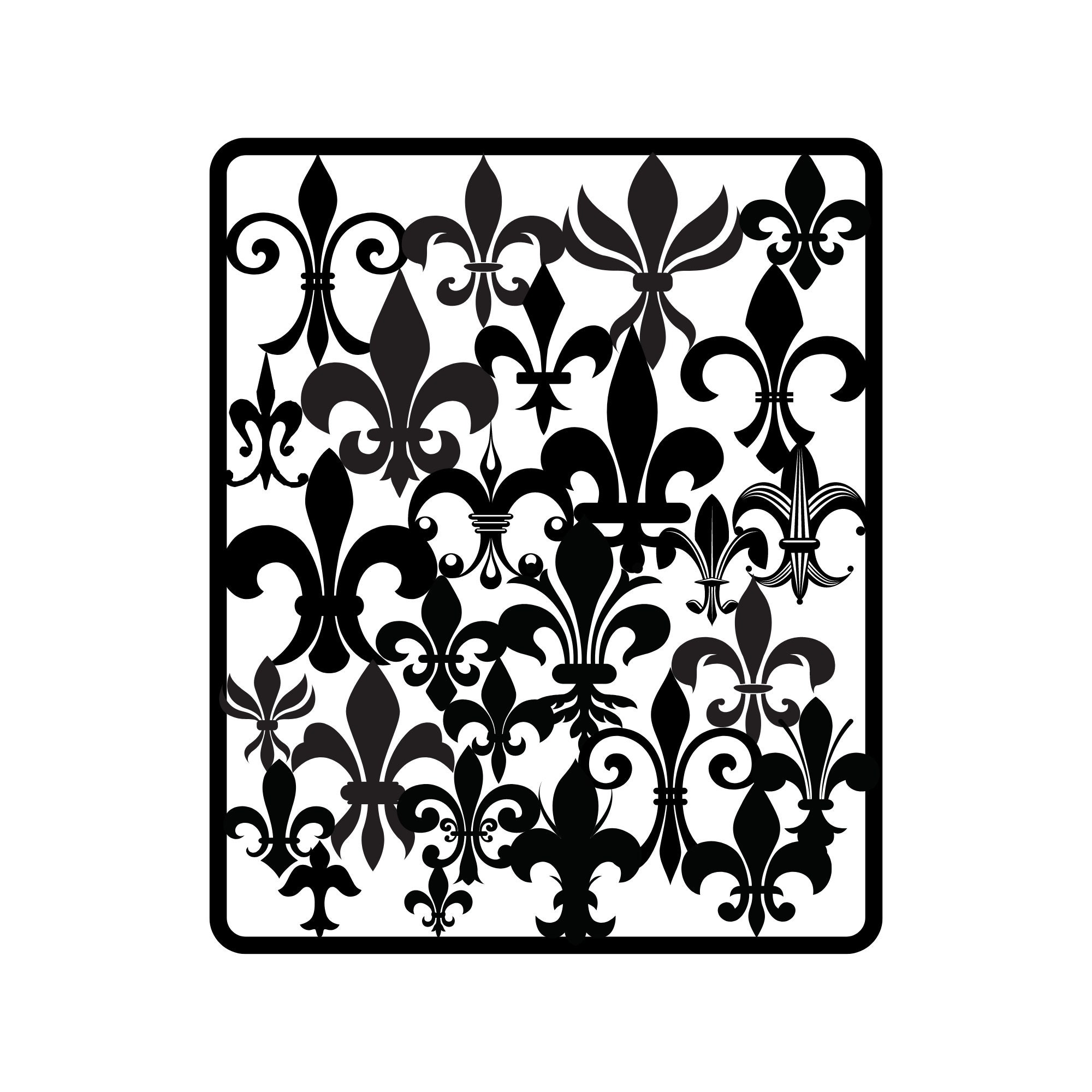 Fleur De Lis Metal Signs, Fleur De Lis Wall Decor, Fleur De Lis Wall ...