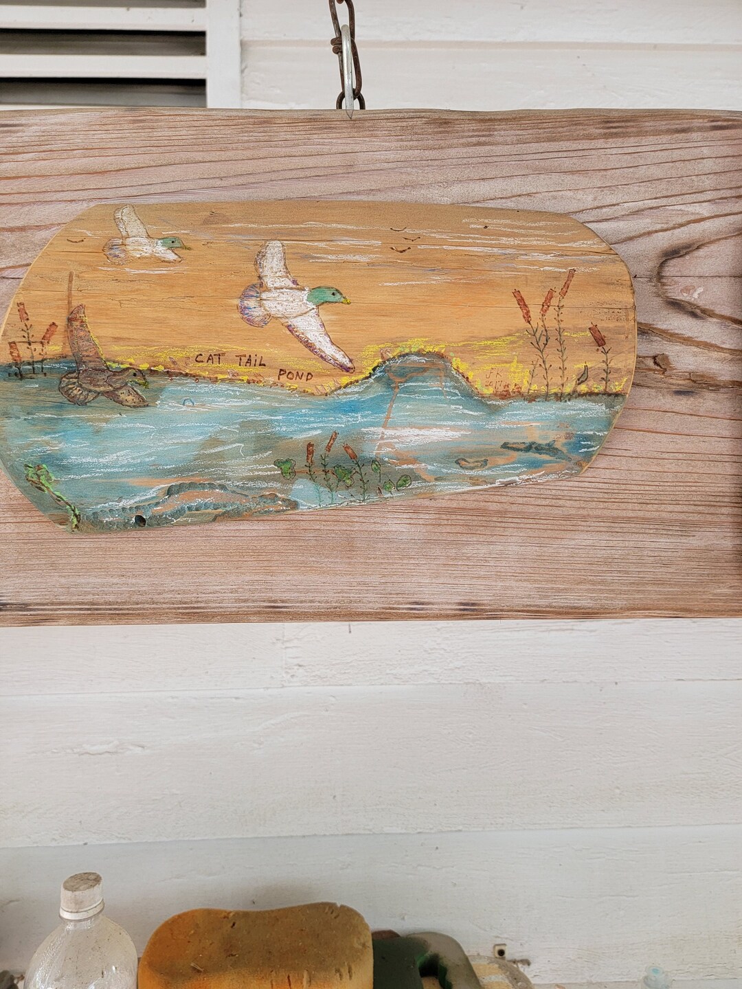 Grandpas "mallard Cup" Etching, Painting - Etsy