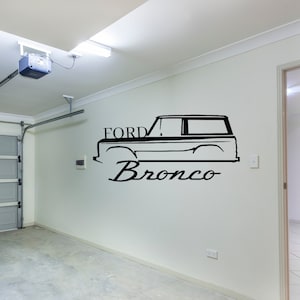 Ford Bronco Logo Wall Art, Bronco Monogram, Ford Bronco Metal Decor ...