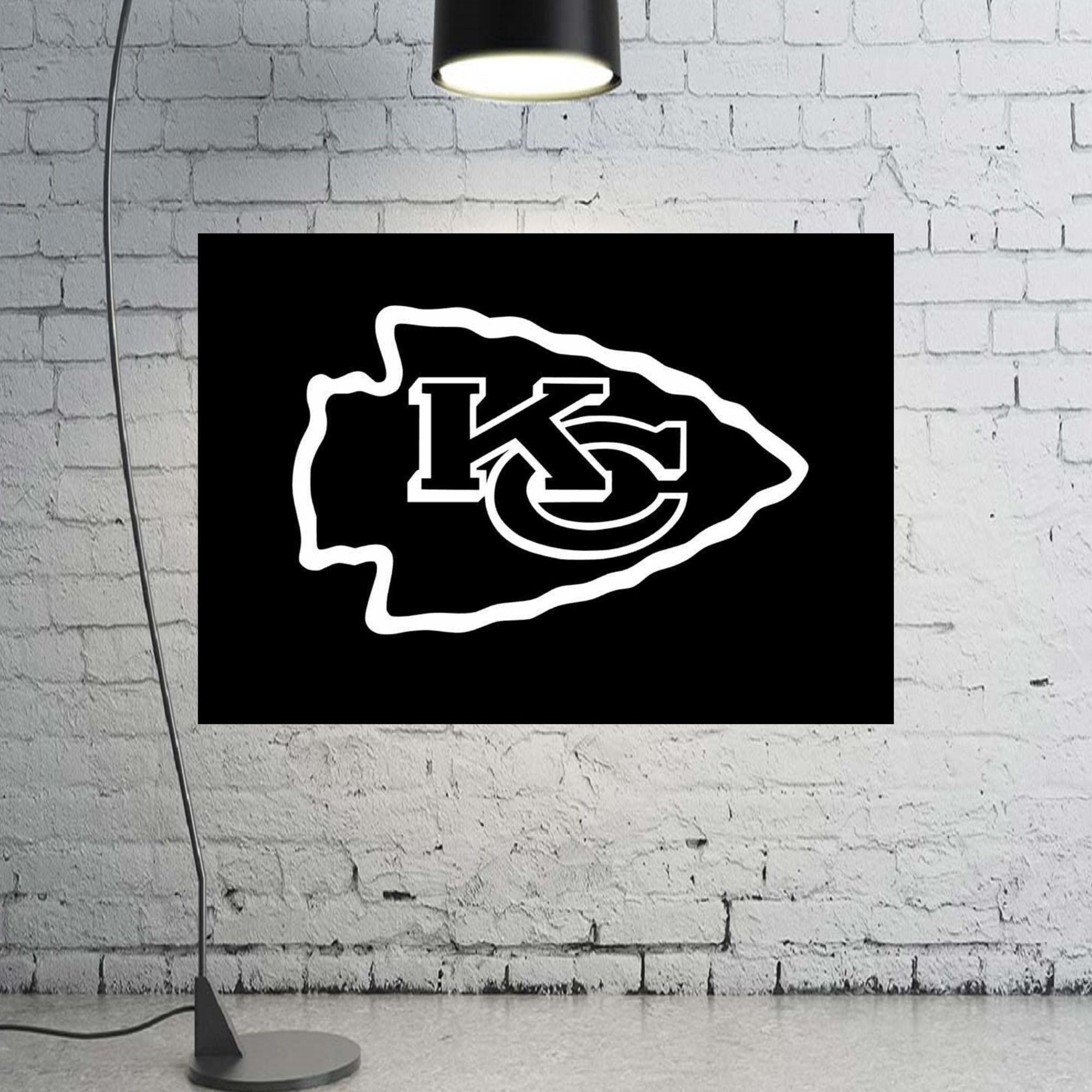 Kansas City Chiefs Logo Metal Wall Art, KC Chiefs Metal Wall Decor ...