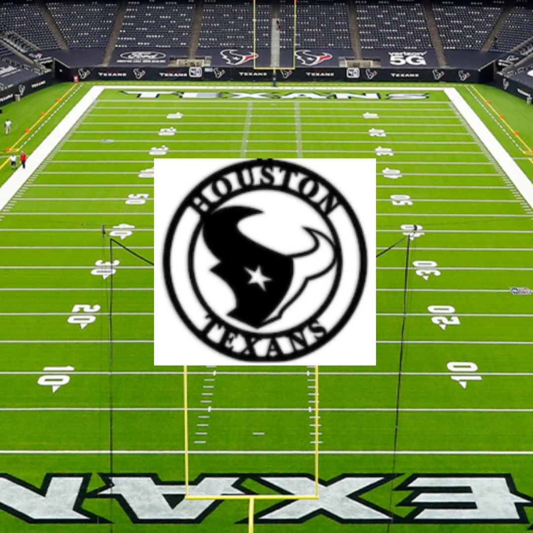 Houston Texan Logo Metal Wall Art, Texan Football Metal Wall Decor ...
