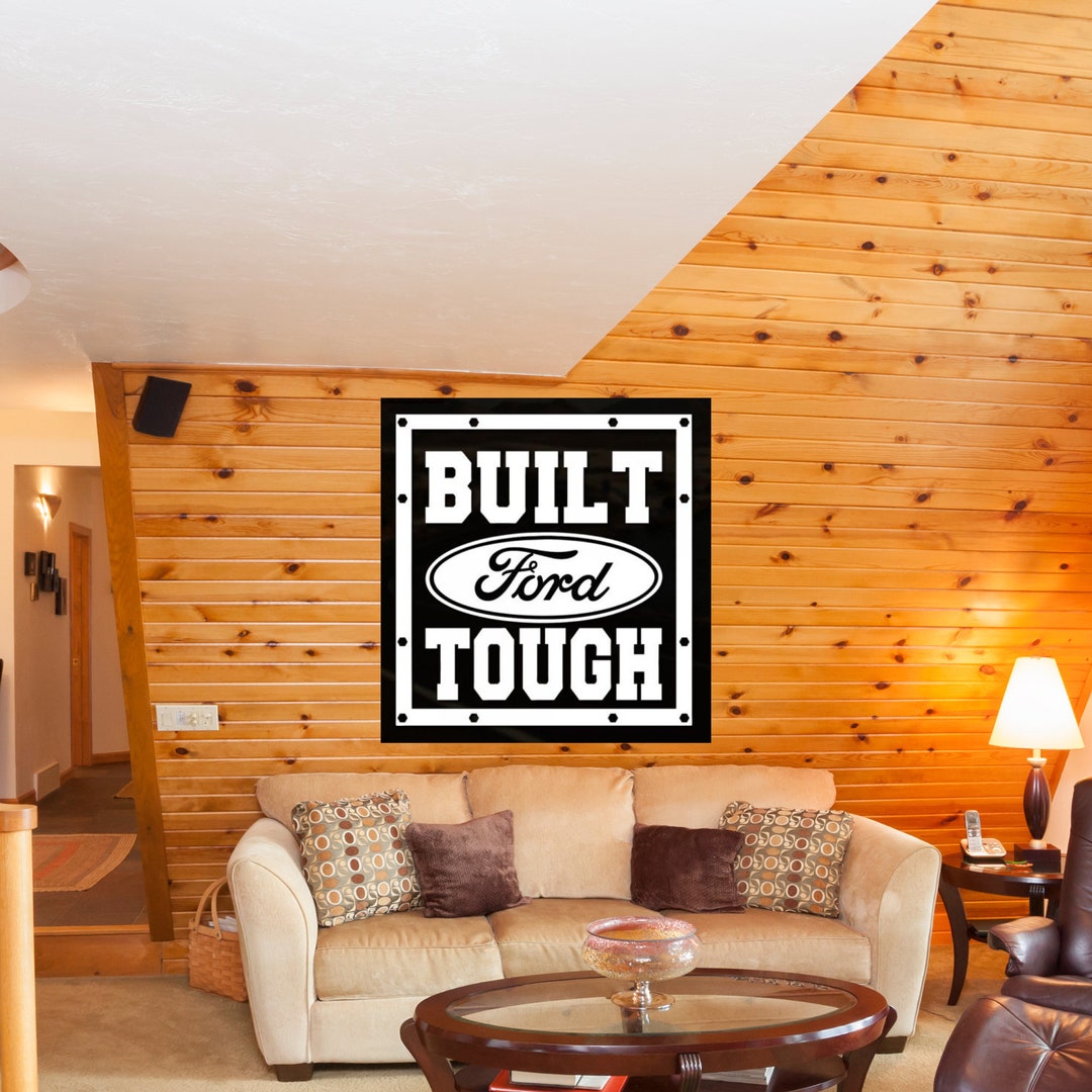 Ford Logo Wall Art, Ford Logo Monogram, Built Ford Tough Wall Decor ...