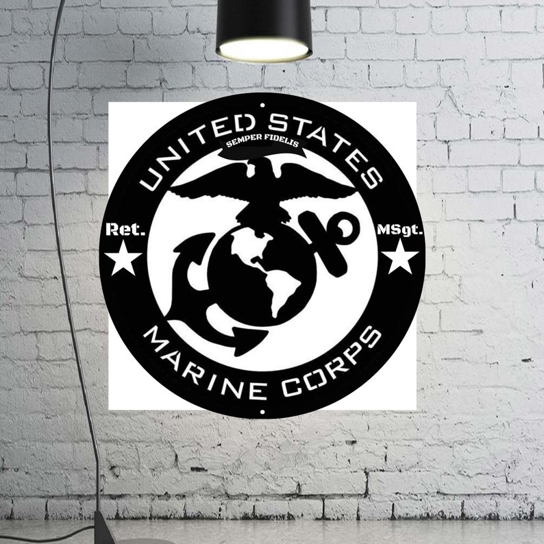 US Military Metal Art Logos, Custom Armory Sign, Army Logo Metal Sign ...
