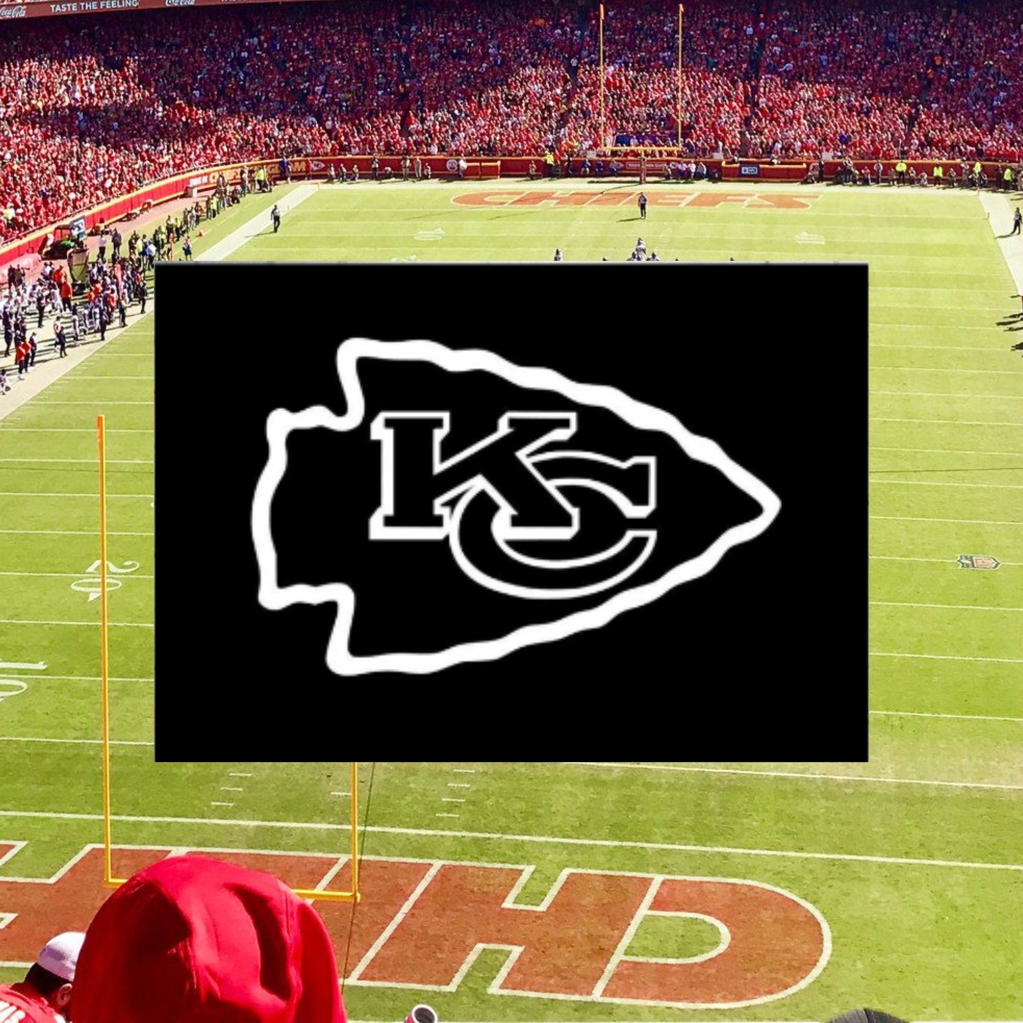 Kansas City Chiefs Logo Metal Wall Art, KC Chiefs Metal Wall Decor ...