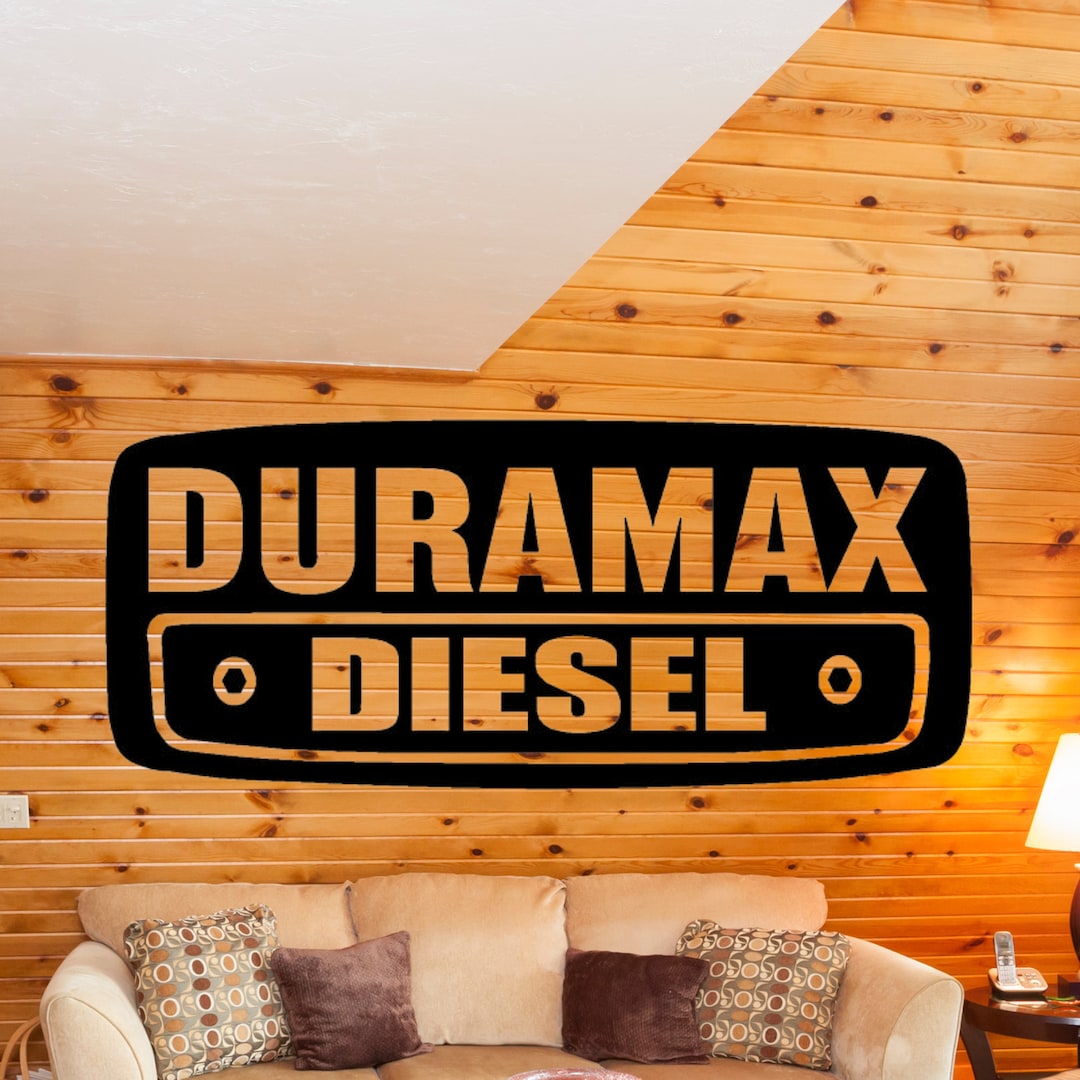 Duramax Logo Wall Art, Chevy Duramax Monogram, Duramax Wall Decor ...