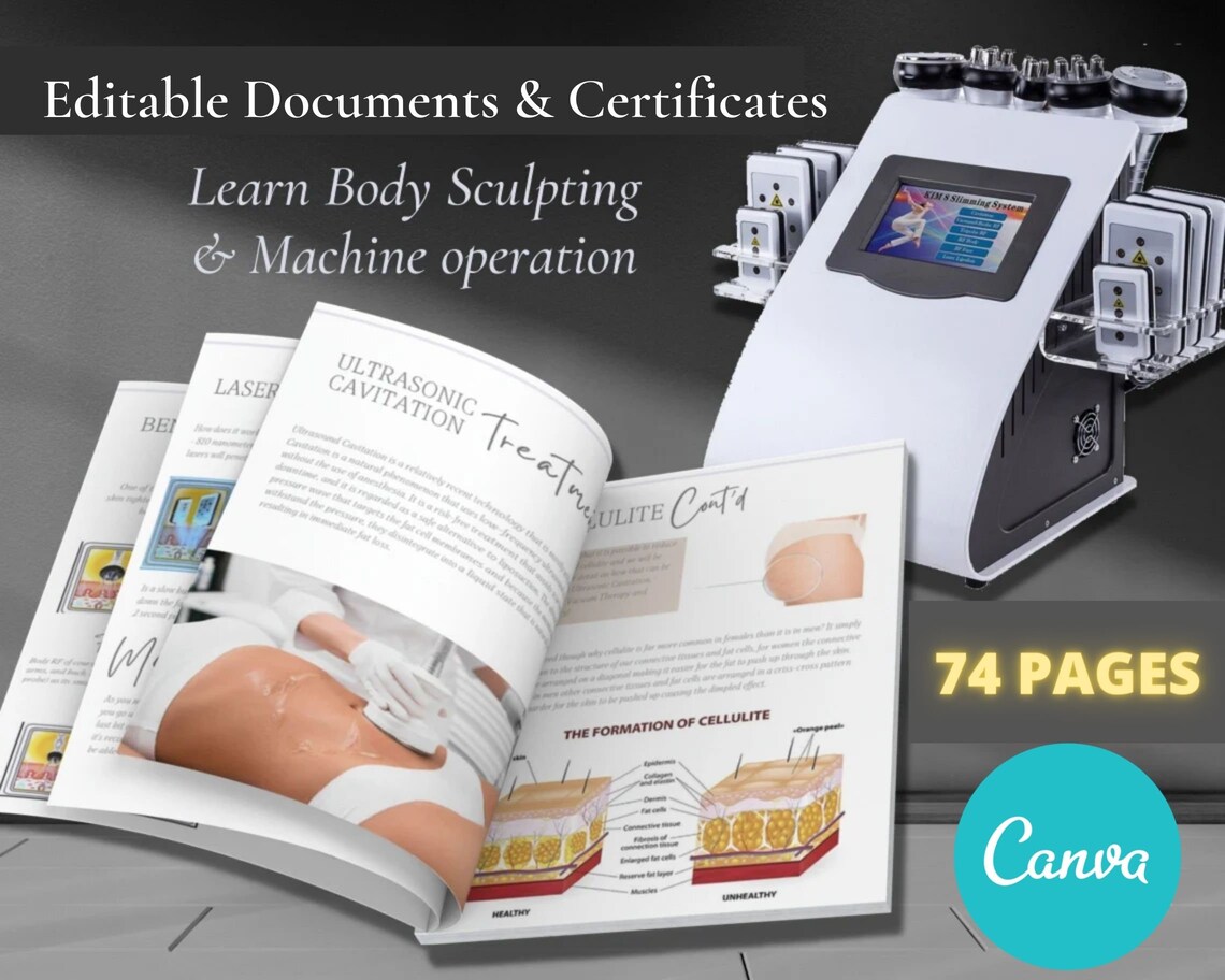 Body Contouring Canva Course Training Manual Sculpting User - Etsy