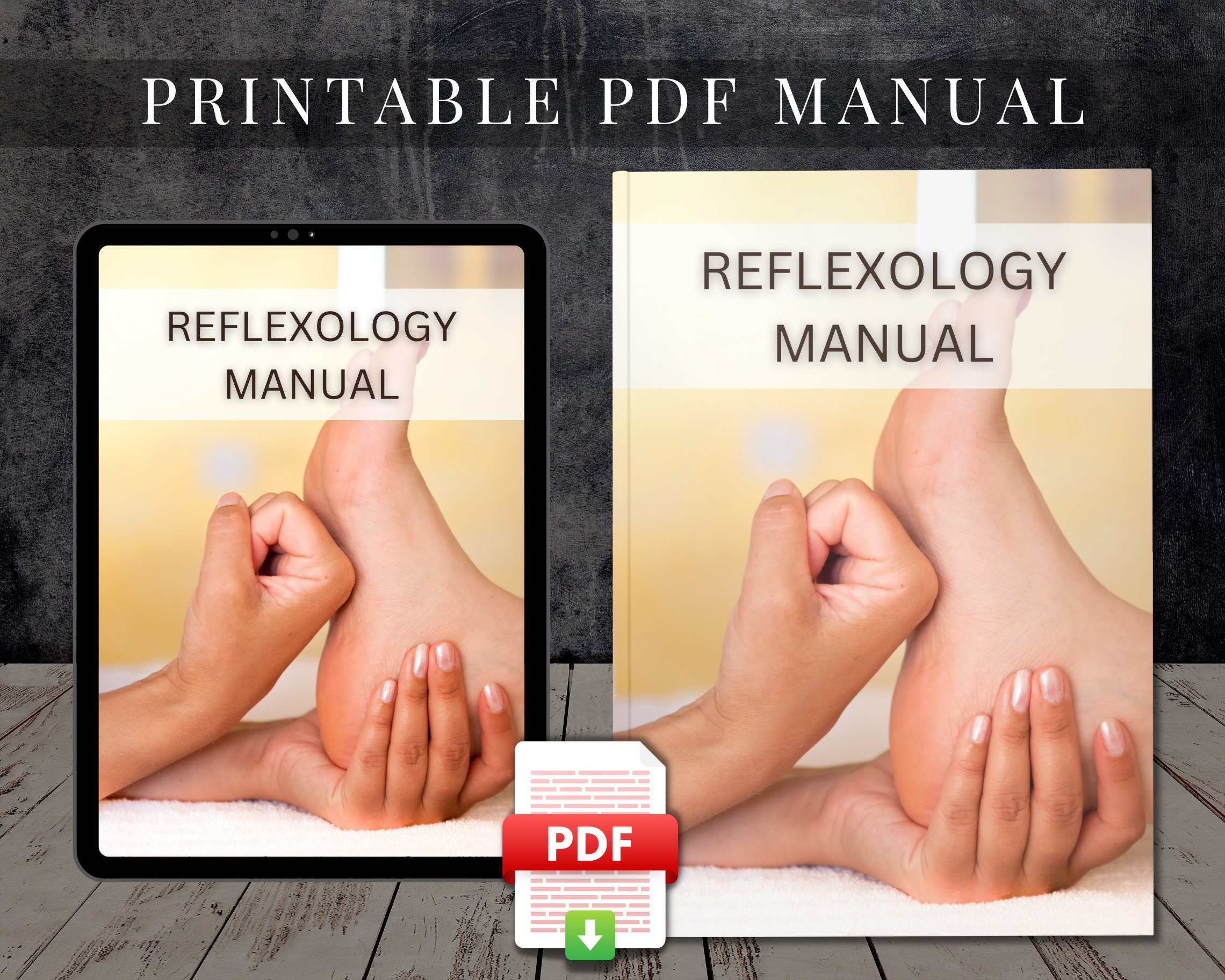 Reflexology Feet & Hands Manual Printable PDF Reflexology Course ...