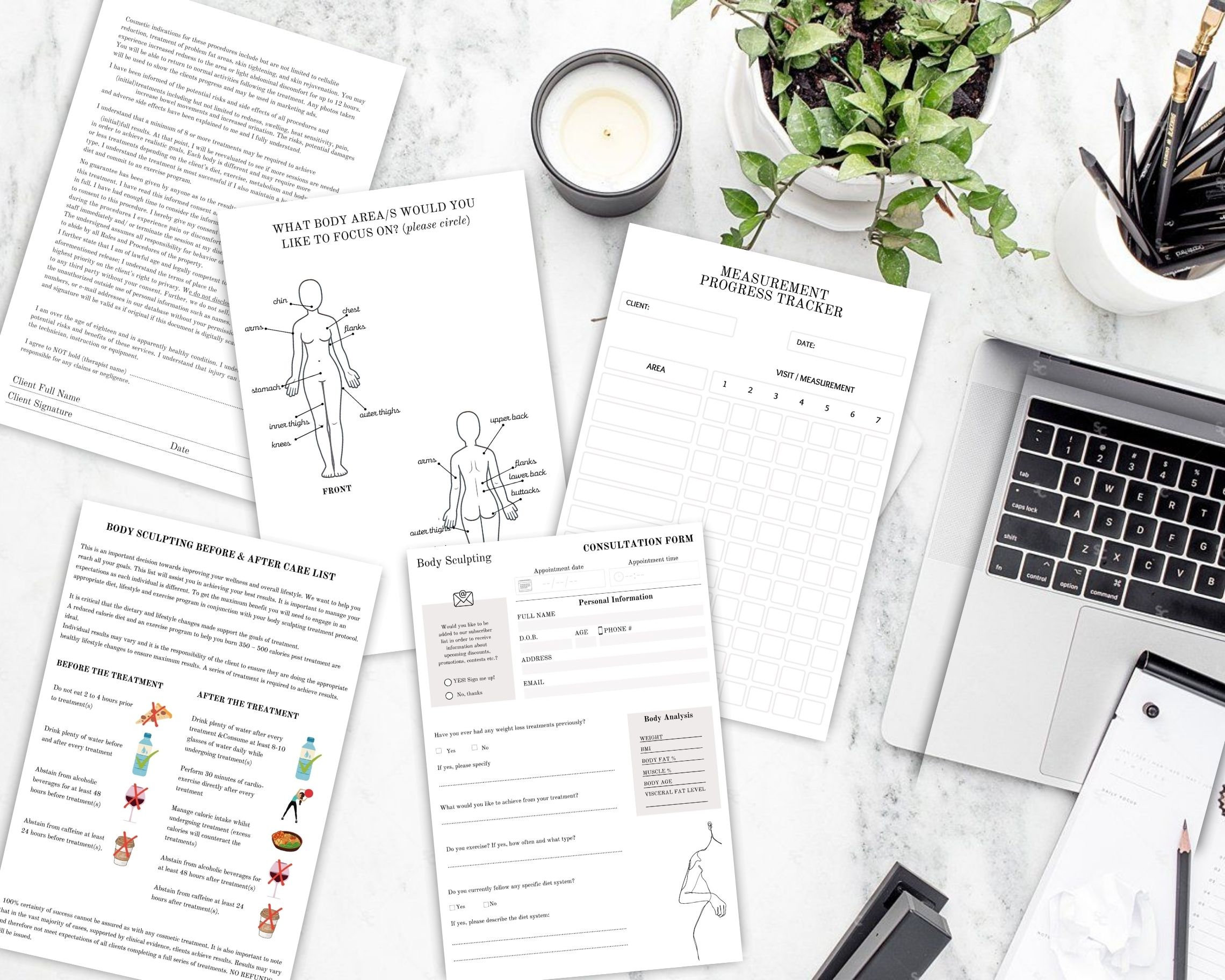 Body Contouring PDF Course Training Manual Sculpting User Guide RF ...