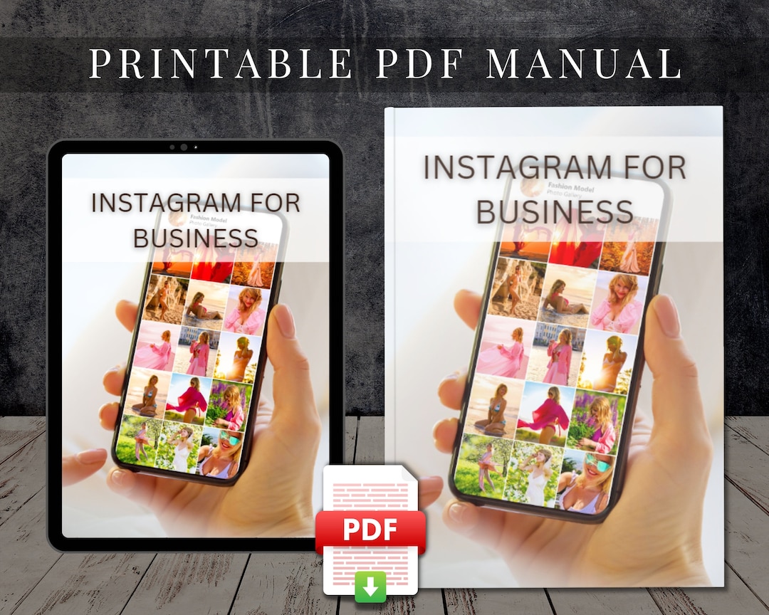 Instagram Business Beginner Printable PDF Course Training Instagram ...