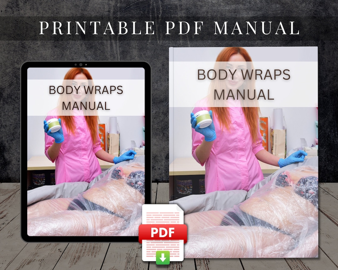 Body Wraps Manual Printable PDF Course Training User Guide Class Learn ...