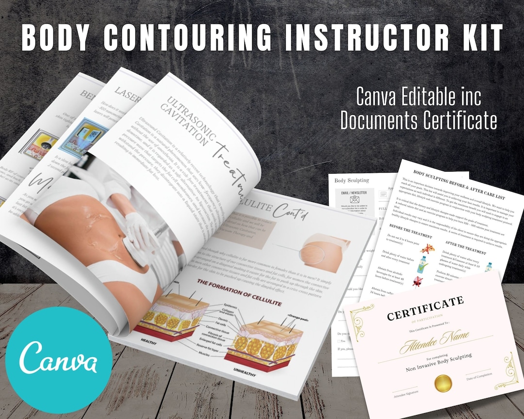Body Contouring Canva Course Training Manual Sculpting User - Etsy
