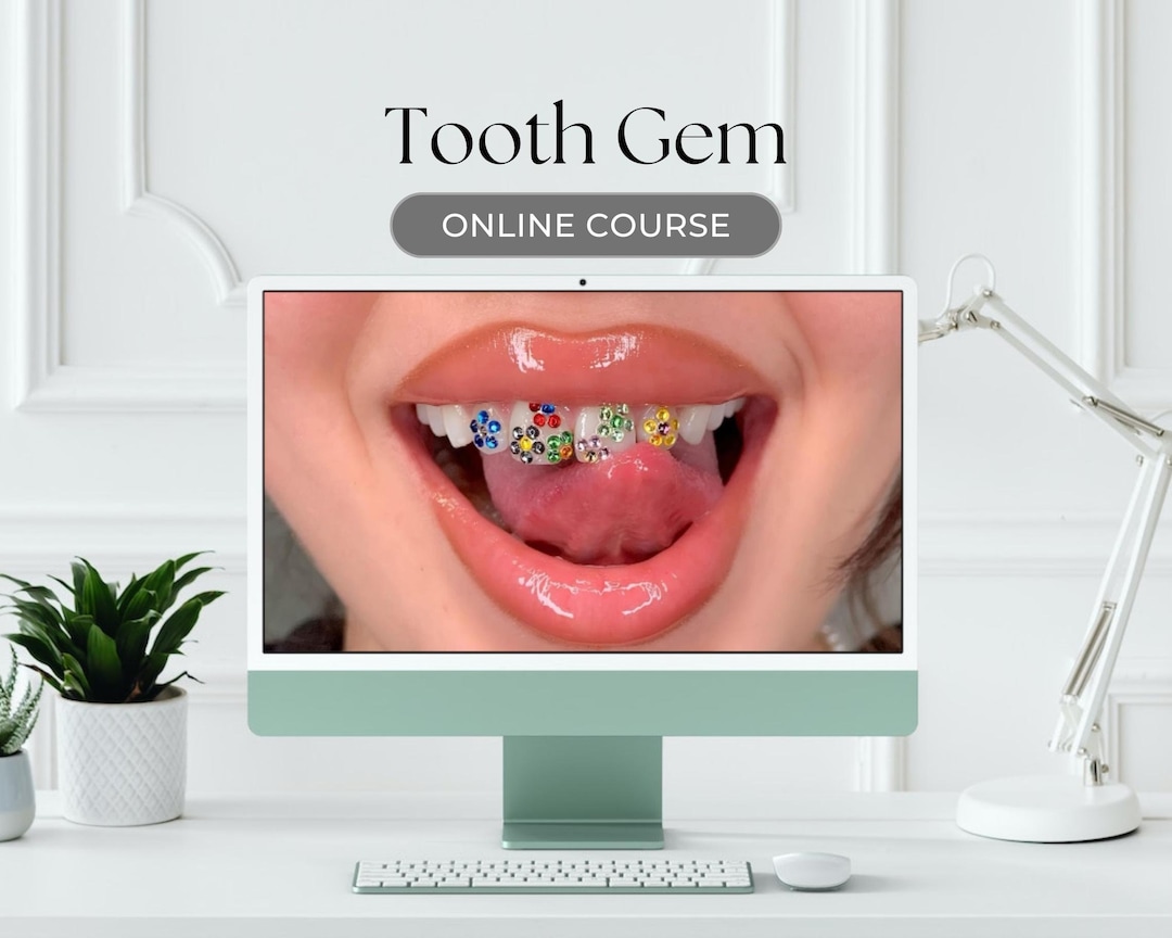 Tooth Gem Online Masterclass Training Course User Guide Class Learn to Tutorial Teeth Jewelry - Etsy