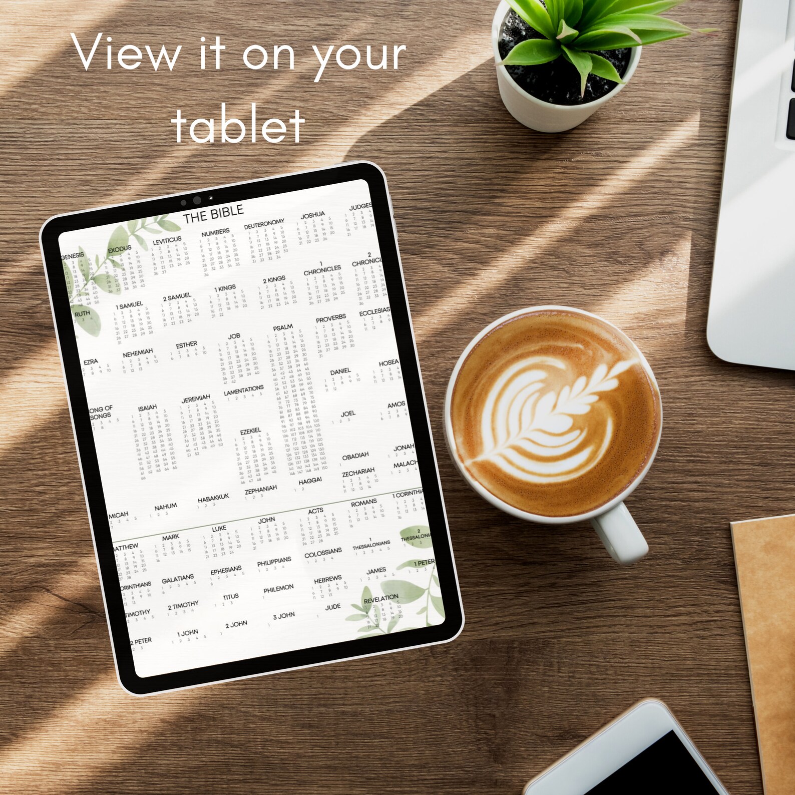 One-page Bible Reading Tracker | Simple Bible Reading Log and Plan ...