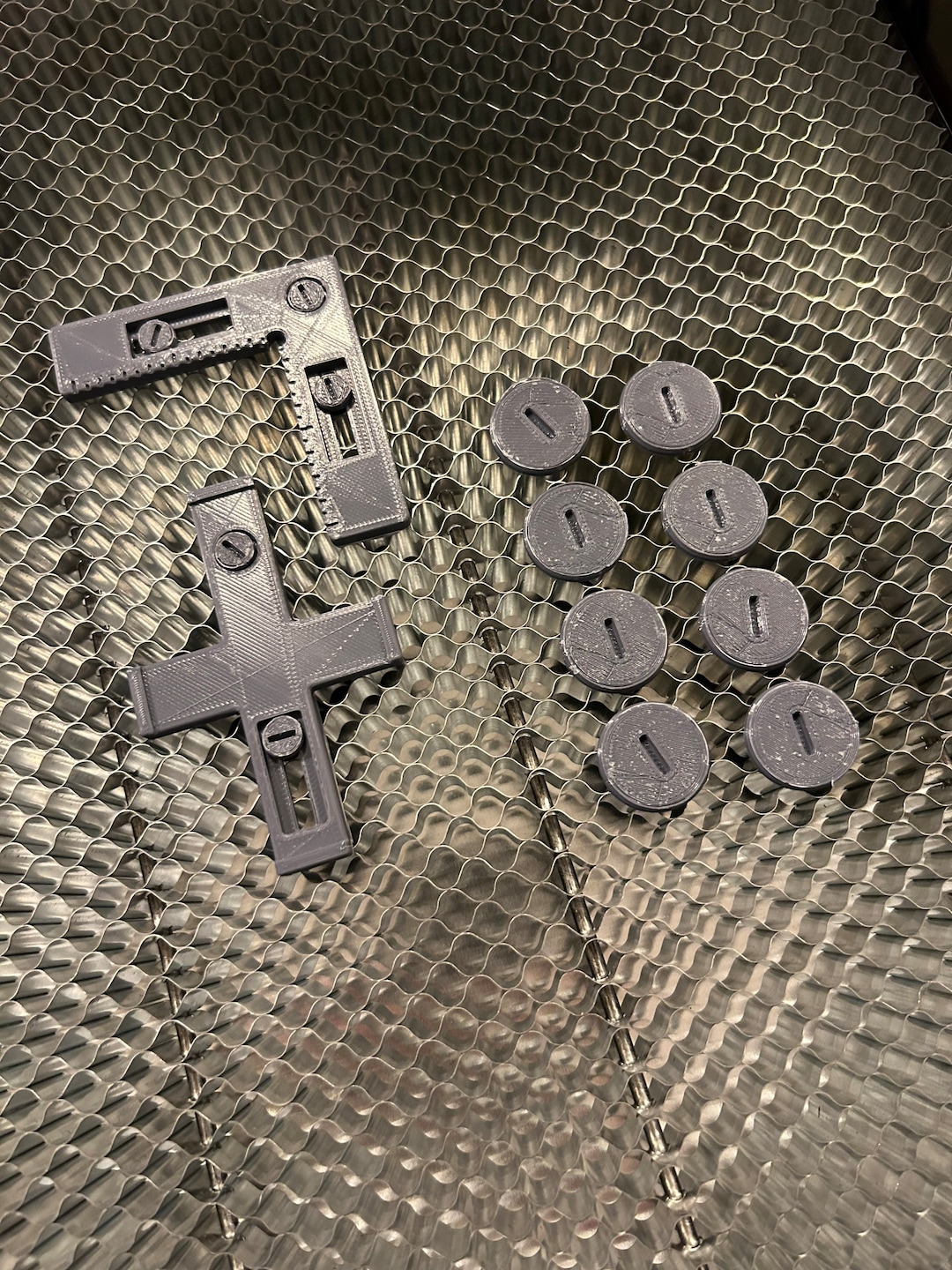 Xtool Honeycomb Pins + Business Card Jig & Alignment Square - Etsy