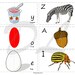 Printable Alphabet Puzzle, Toddler Puzzle, Preschool Game, Kindergarten ...