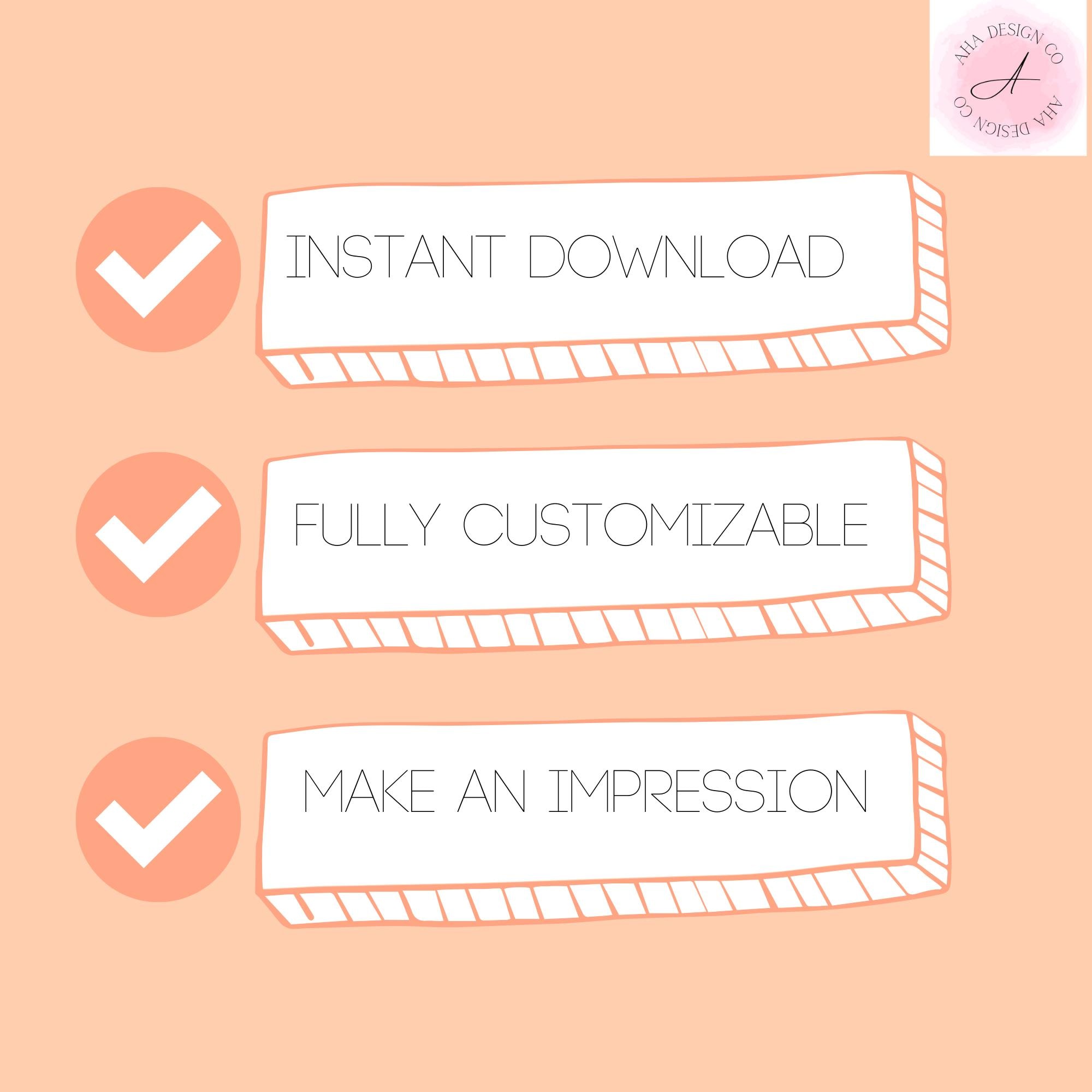 Fall Email Signature Template | Fully Customizable| Add Your Own ...