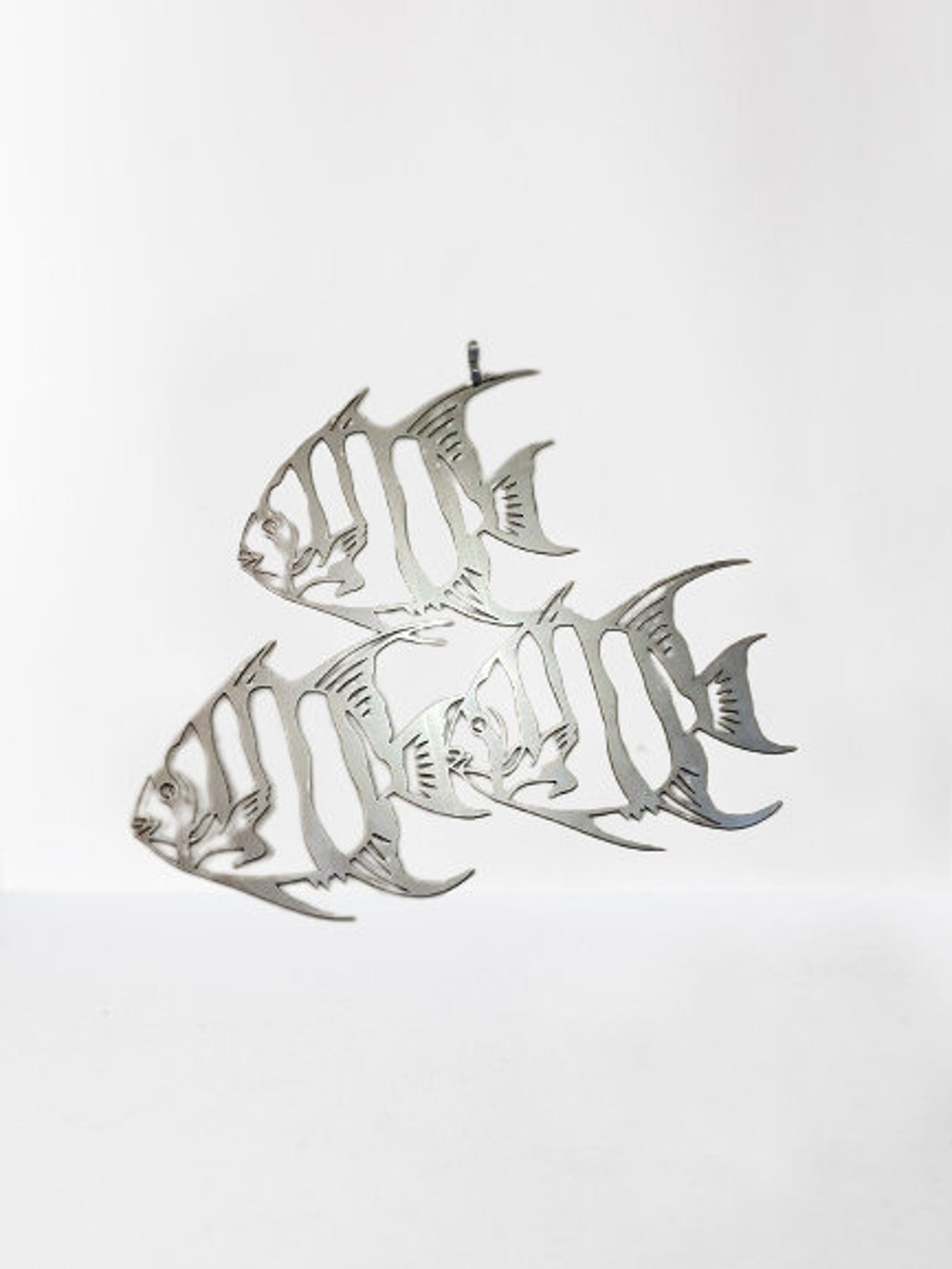 Metal Wall Art - 3 Angle Fish - Stainless Steel Indoor/outdoor Wall Art ...