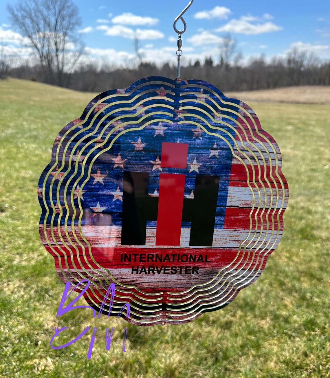 International Harvester Wind Spinner - Etsy