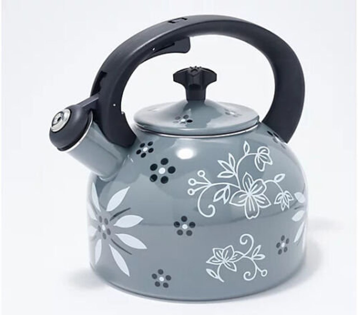 Temp-tations by Tara 2.3 Qt 2.18L Old World Tea Kettle Teapot Stovetop ...