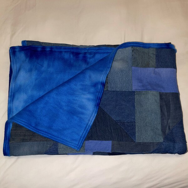 Denim Quilt - Etsy