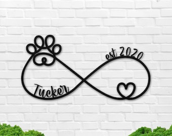 Infinity Paw Sign - Etsy