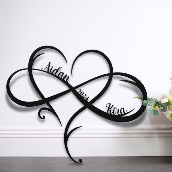 Infinity Name Sign - Etsy