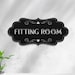 Fitting Room Metal Sign - Retro Boutique Retail Clothing Store Signage ...