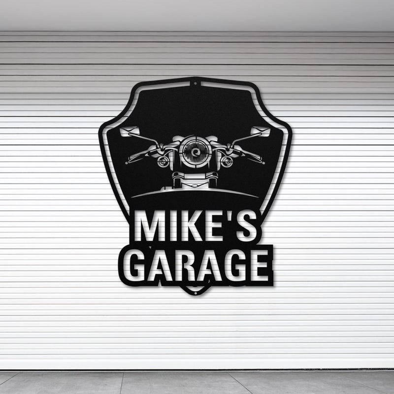 Motorcycle Sign - Etsy