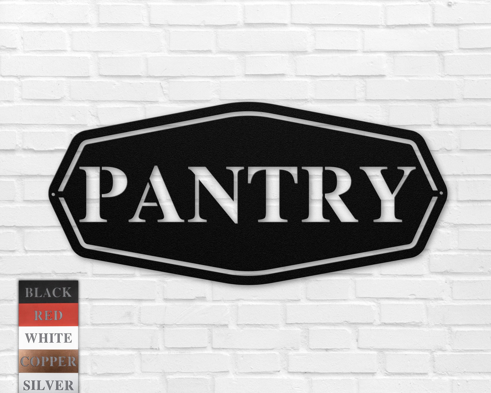 Pantry Sign Metal Farmhouse Kitchen Pantry Sign Pantry Door - Etsy