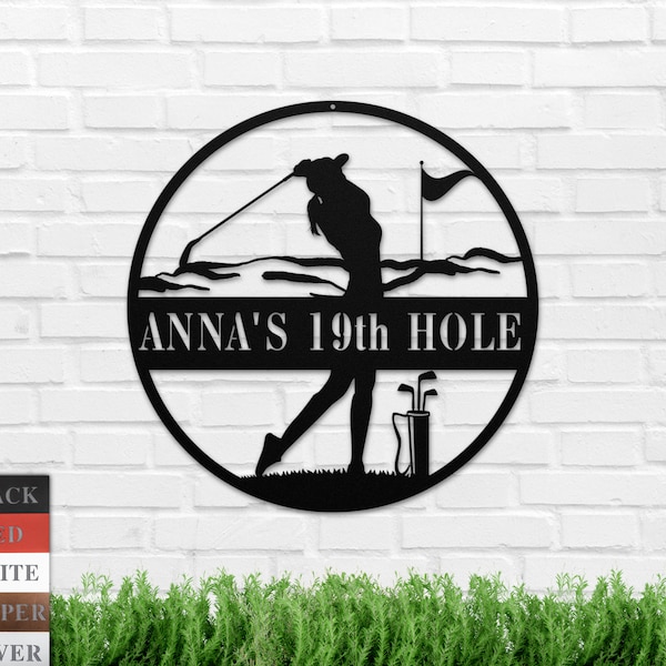 19th Hole Sign - Etsy