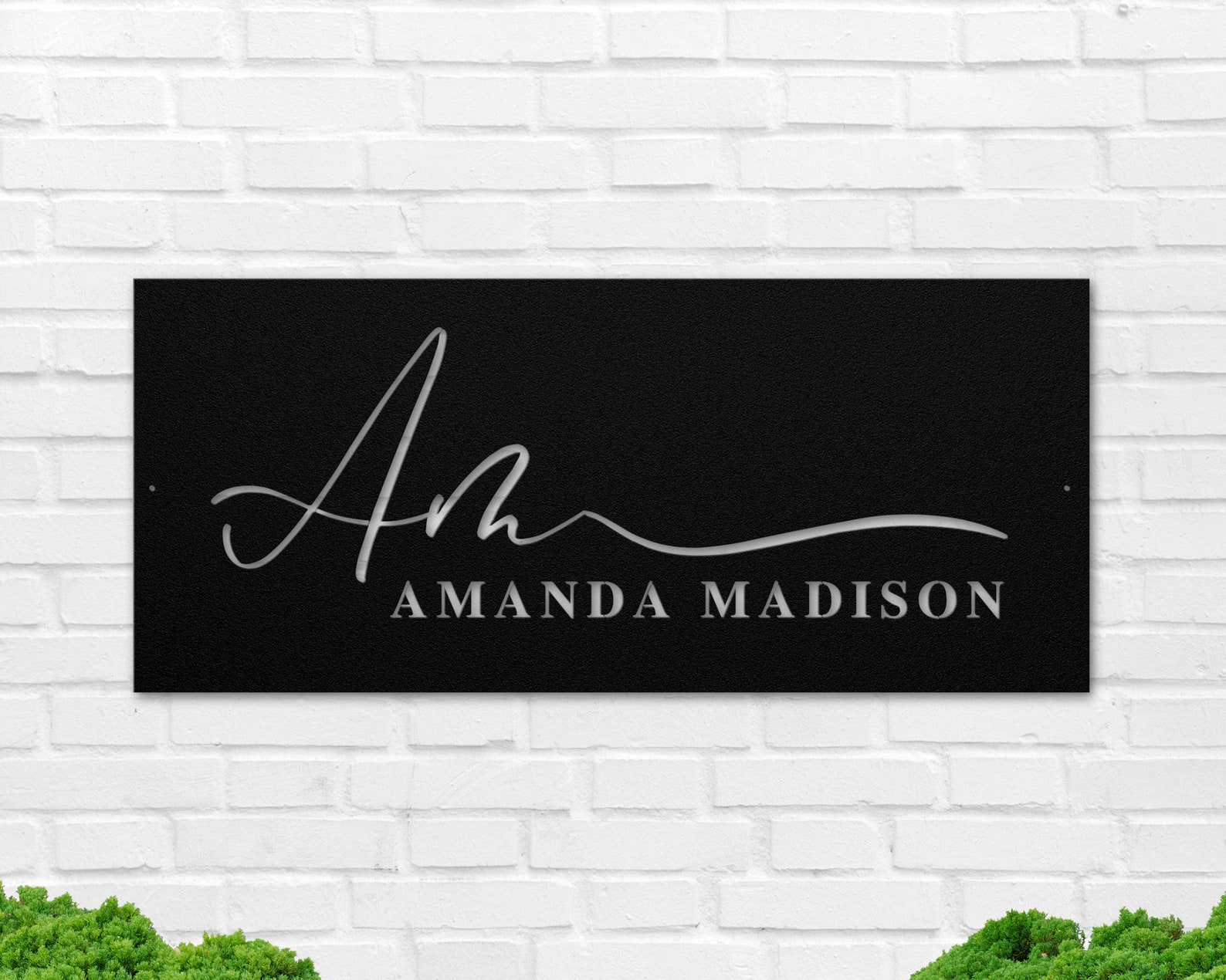 Custom Metal Logo Sign, Powder Coated Business Sign, Office Decor - Etsy